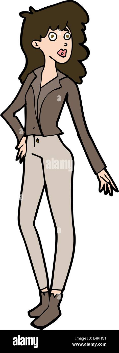 cartoon pretty woman Stock Vector Image & Art - Alamy