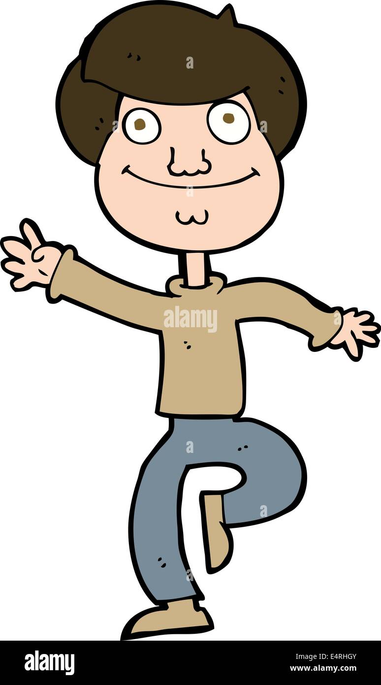cartoon dancing man Stock Vector Image & Art - Alamy