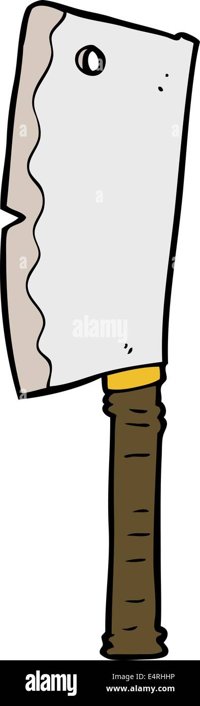 cartoon meat cleaver Stock Vector Image & Art - Alamy