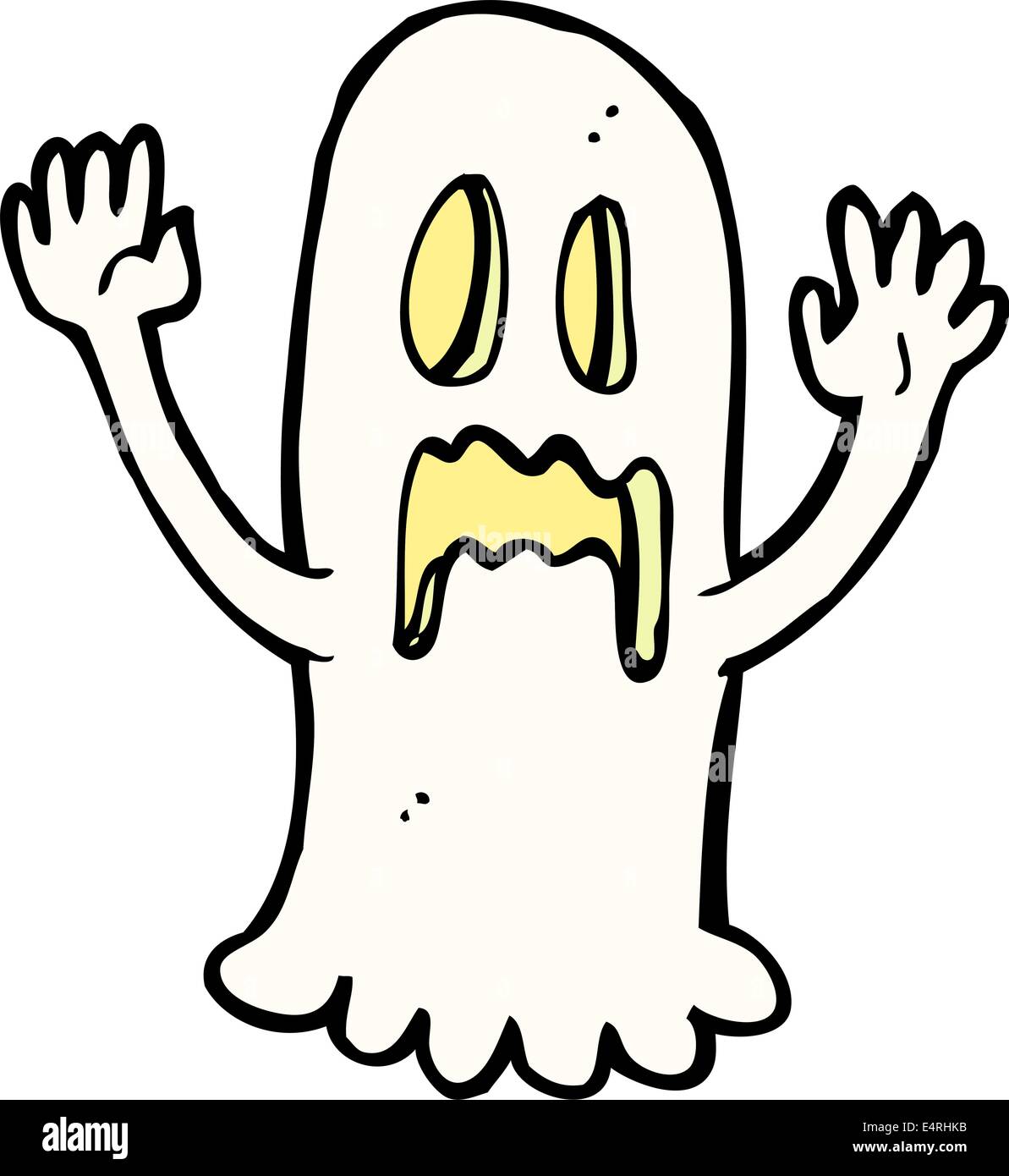 cartoon spooky ghost Stock Vector Image & Art - Alamy