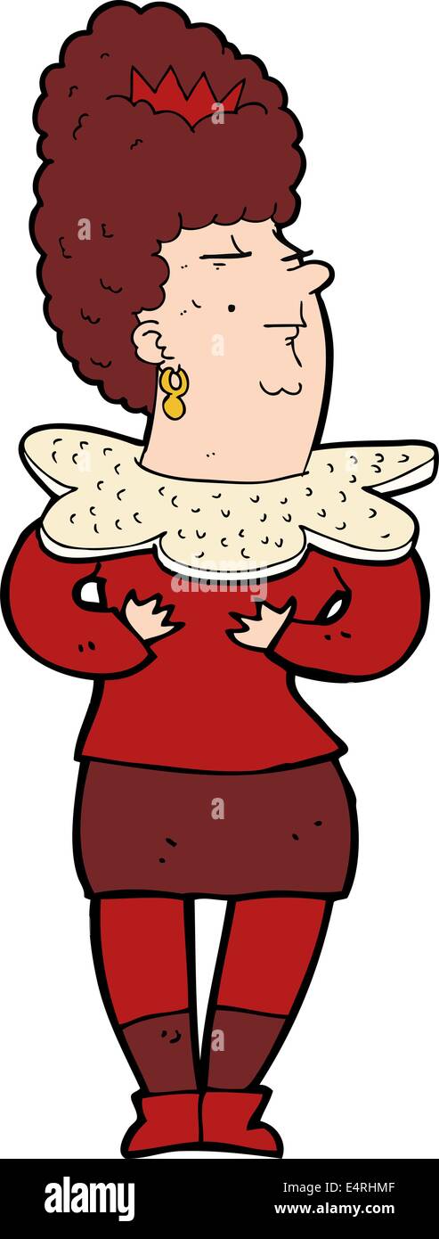 cartoon aristocratic woman Stock Vector Image & Art - Alamy