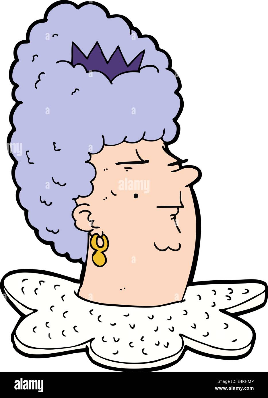 cartoon queen's head Stock Vector Image & Art - Alamy