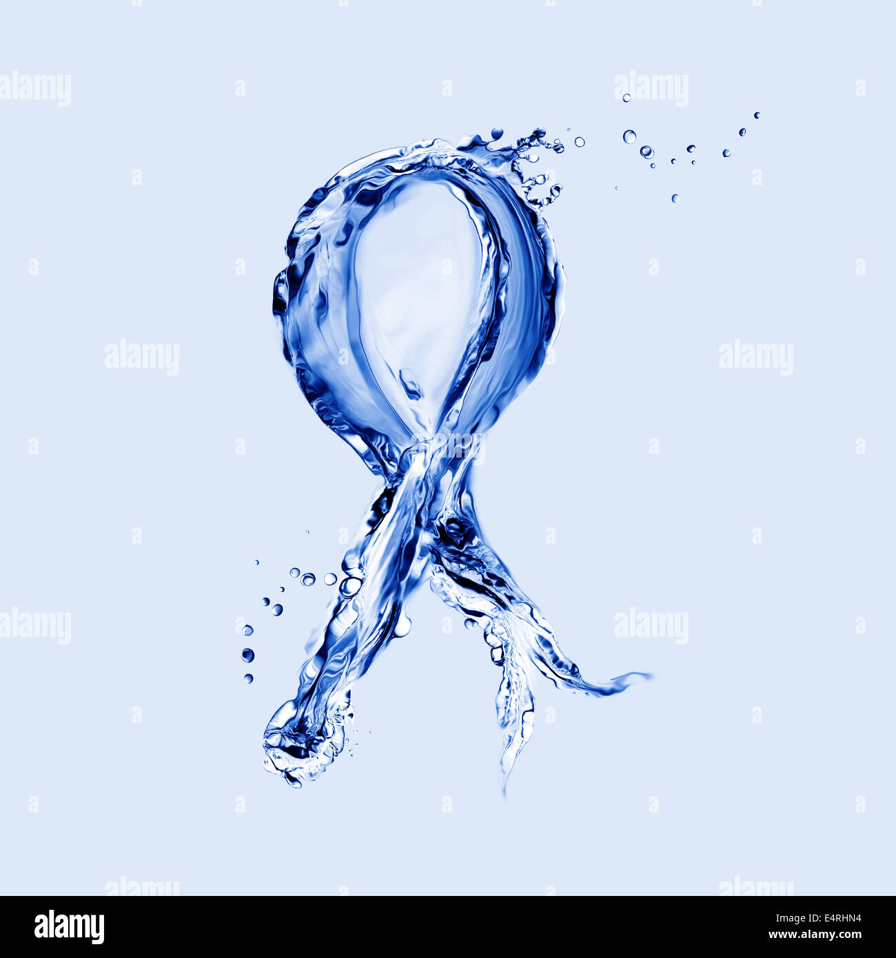 Blue Ribbon for Child Abuse Awareness Stock Photo - Alamy