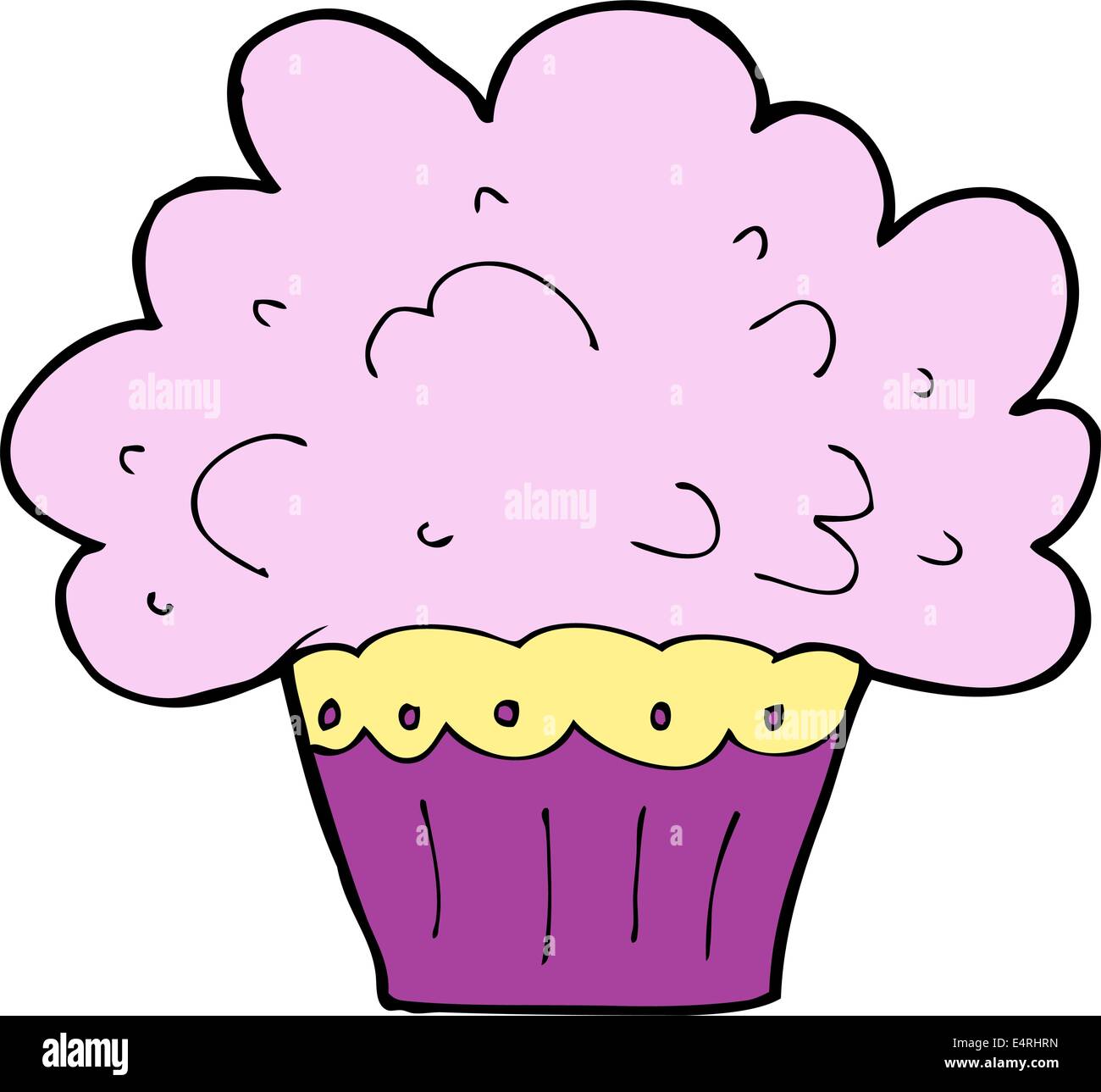 cartoon big cupcake Stock Vector Image & Art - Alamy