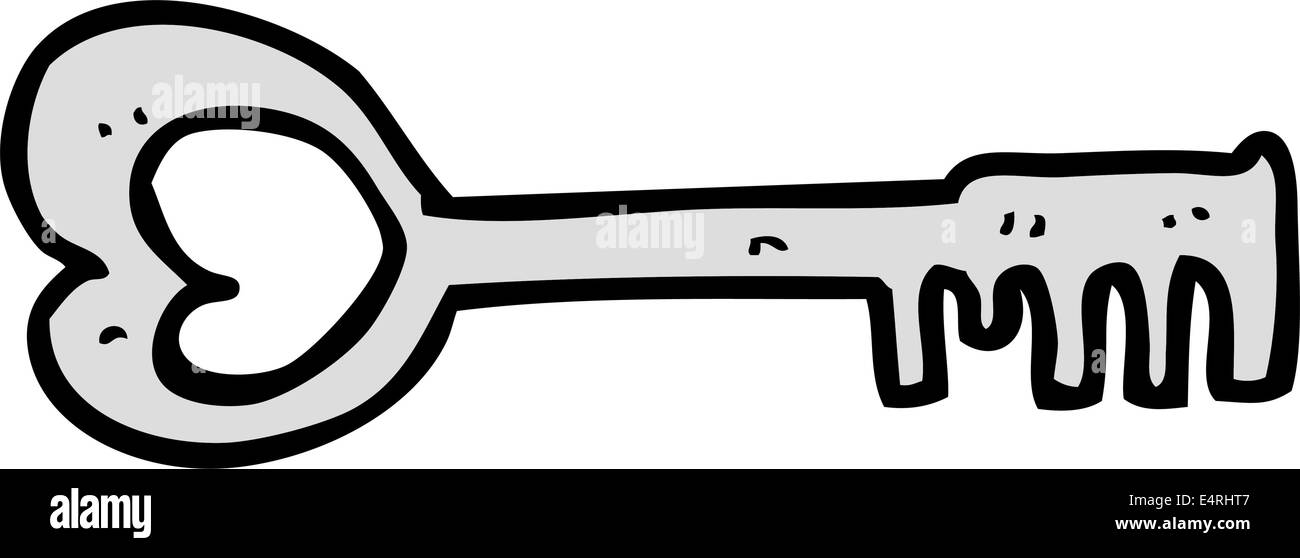 cartoon heart shaped key Stock Vector Image & Art - Alamy