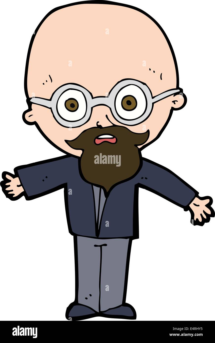 cartoon genius scientist Stock Vector Image & Art - Alamy