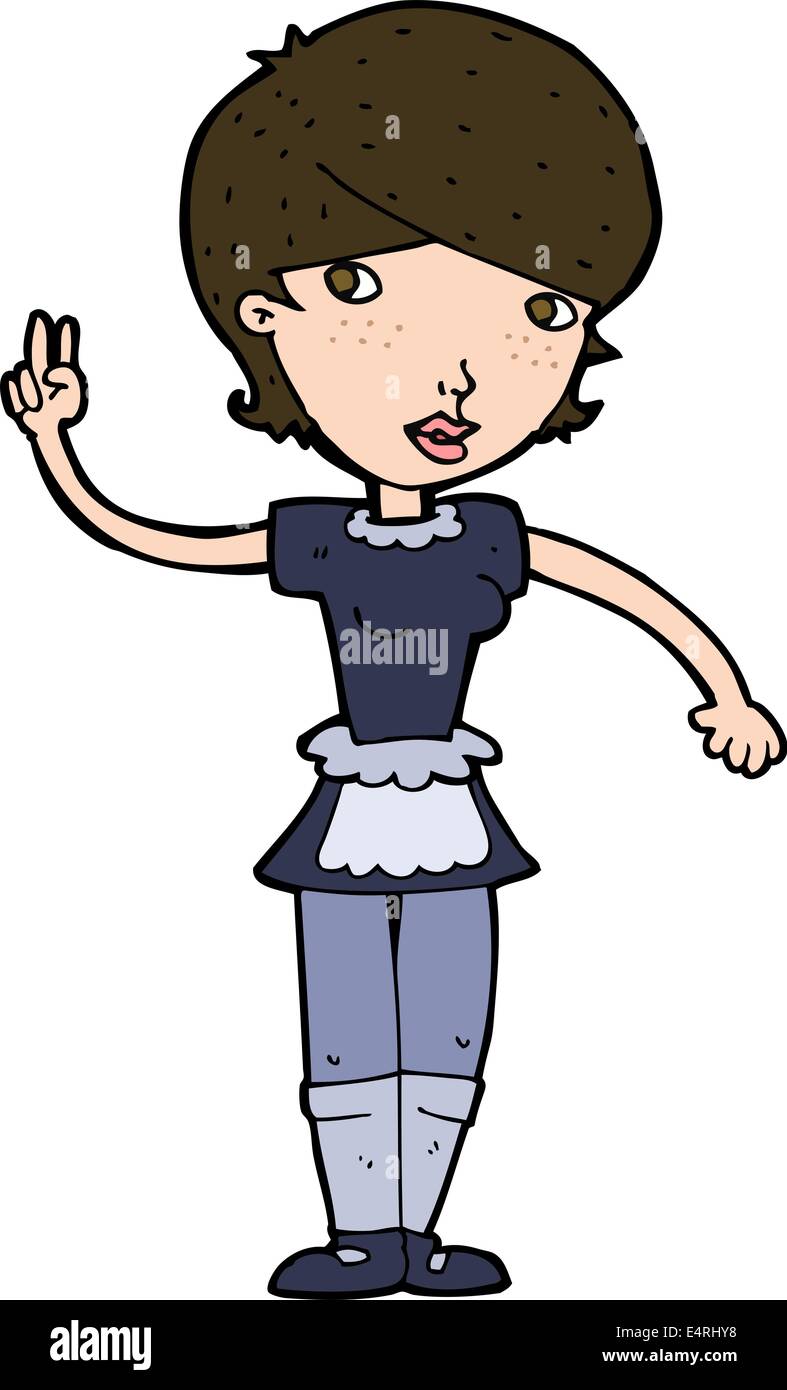 cartoon waitress taking order Stock Vector Image & Art - Alamy