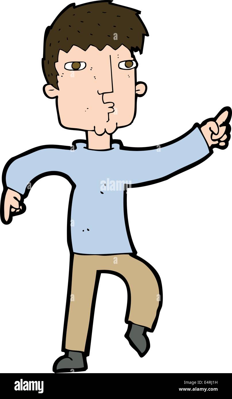 cartoon dancing man Stock Vector Image & Art - Alamy