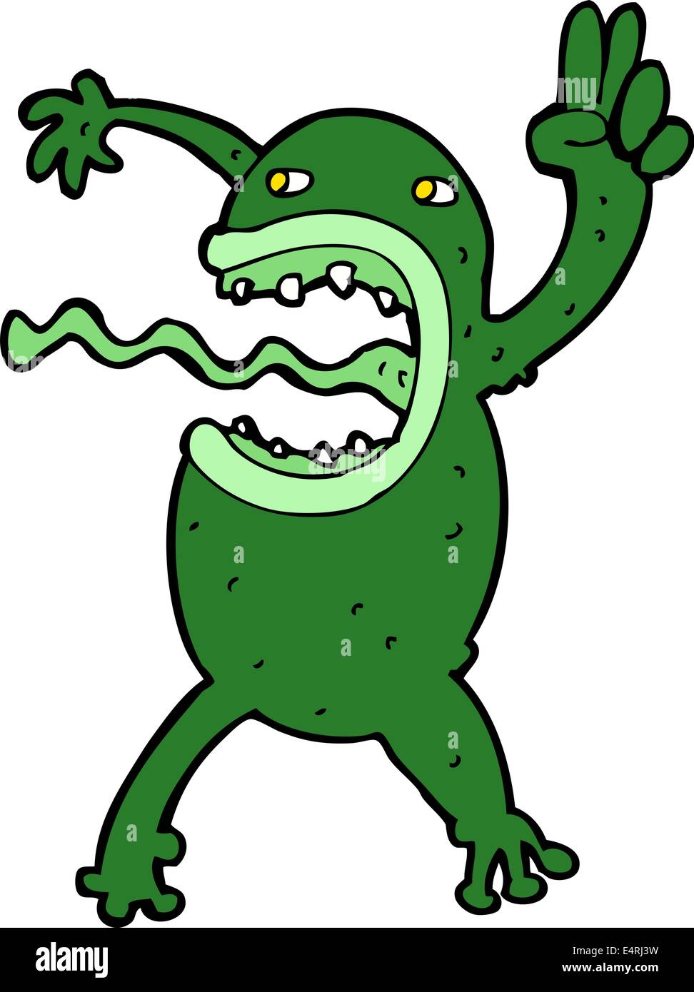 cartoon crazy frog Stock Vector Image & Art - Alamy