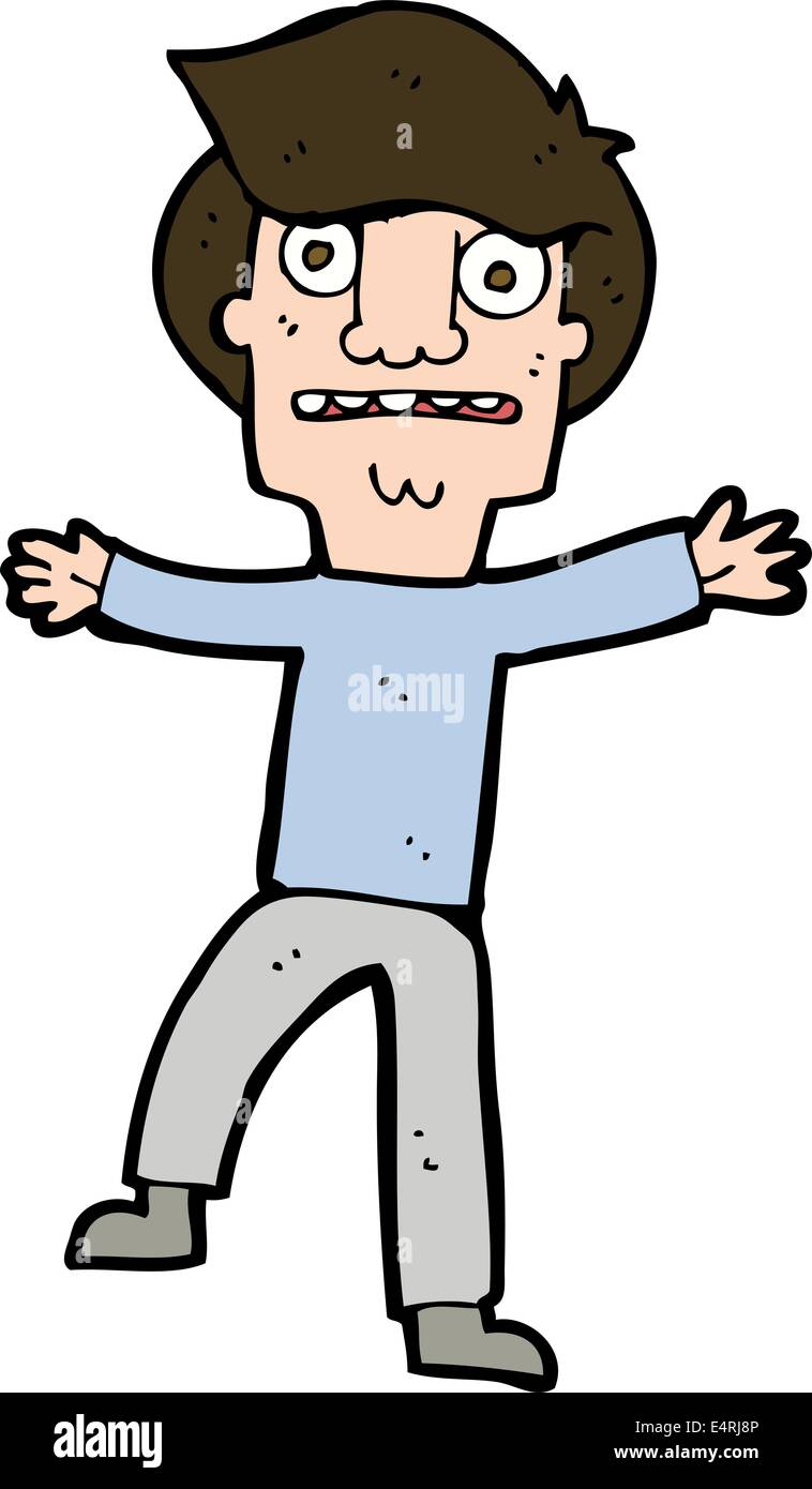 cartoon boy panicking Stock Vector Image & Art - Alamy