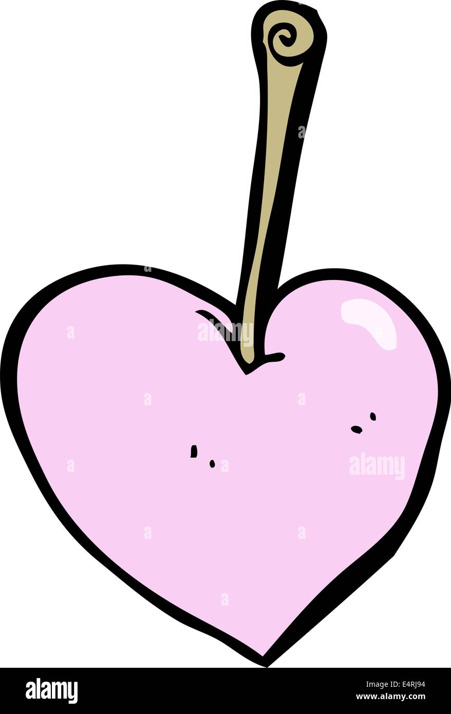 cartoon heart cherry Stock Vector Image & Art - Alamy