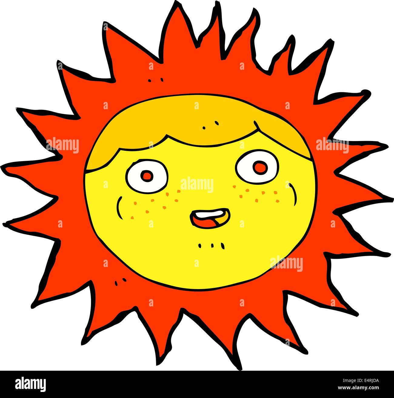 sun cartoon character Stock Vector Image & Art - Alamy