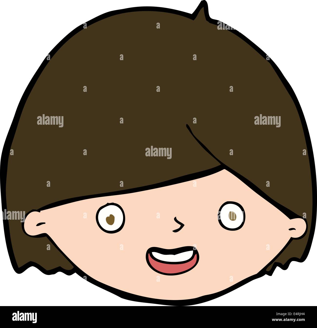 cartoon happy face Stock Vector Image & Art - Alamy