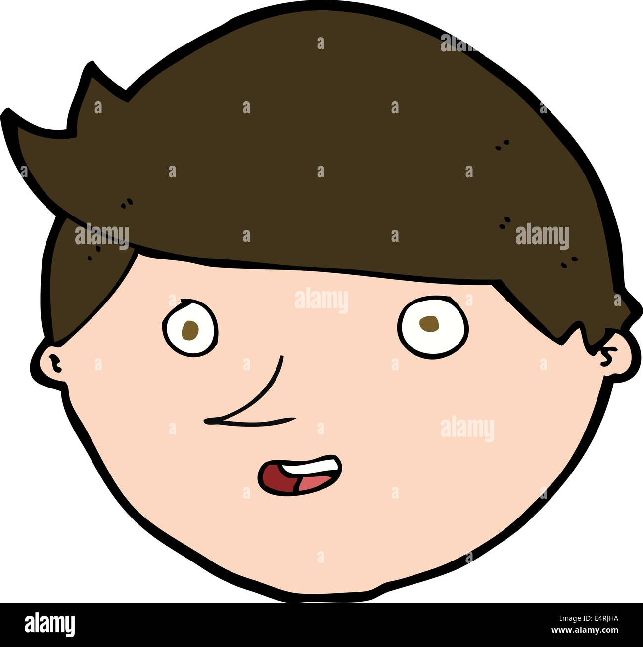 cartoon happy face Stock Vector Image & Art - Alamy