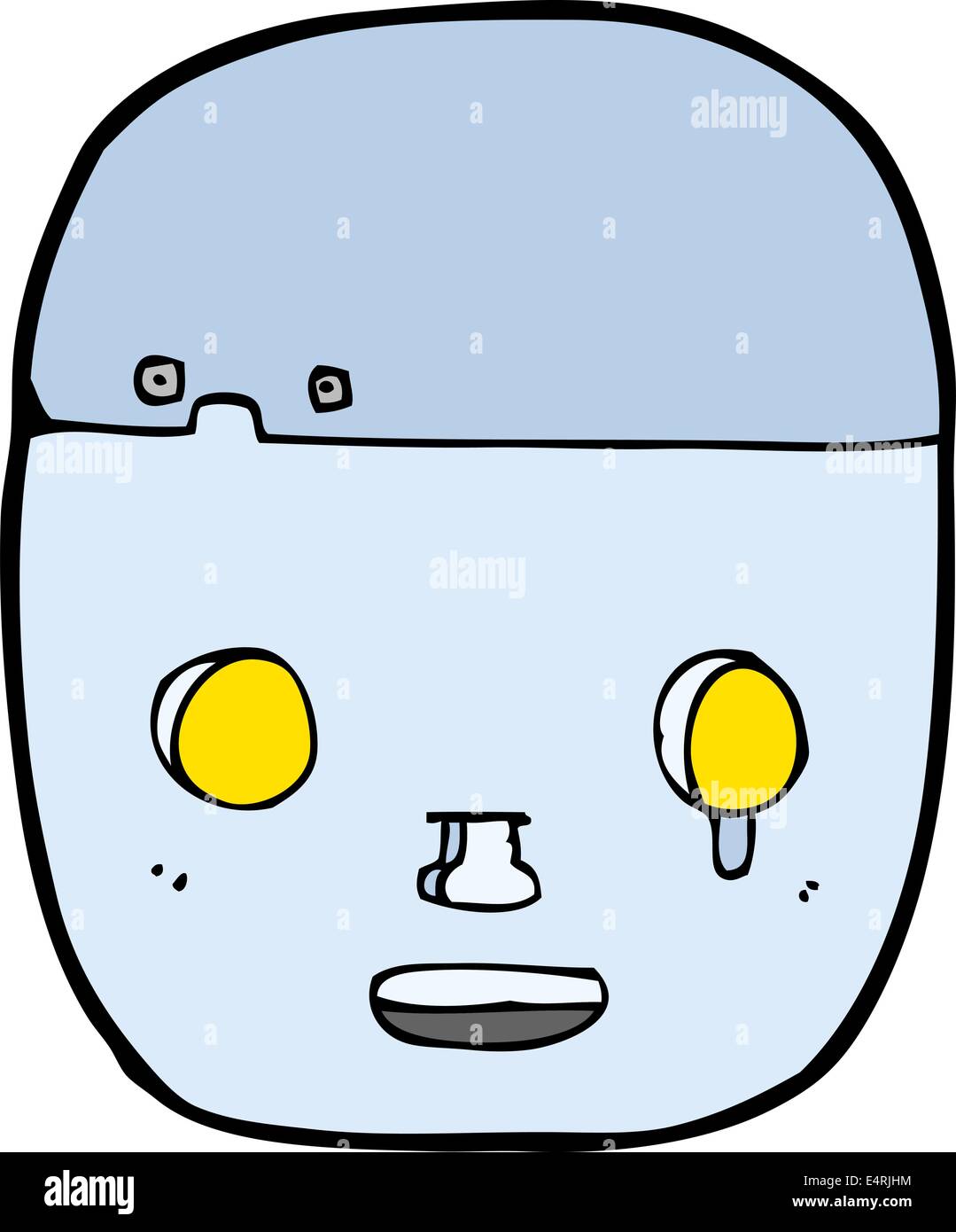 cartoon robot head Stock Vector Image & Art - Alamy