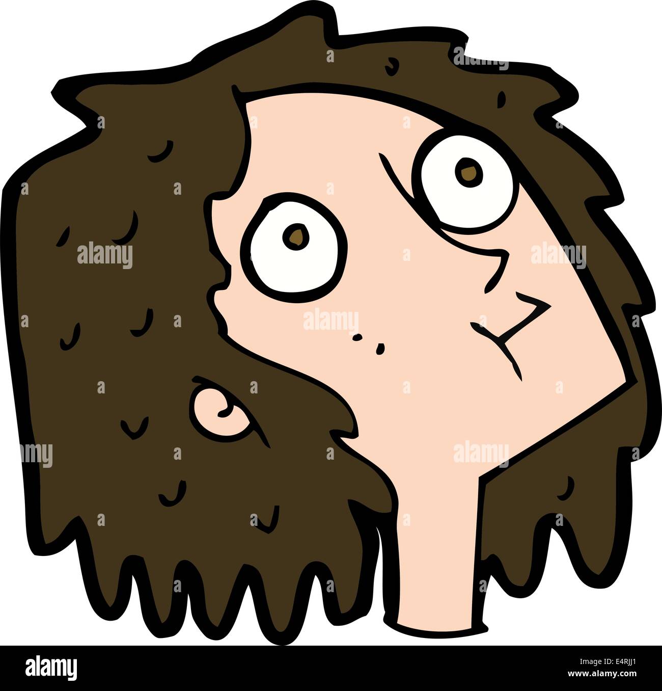 cartoon staring woman Stock Vector Image & Art - Alamy