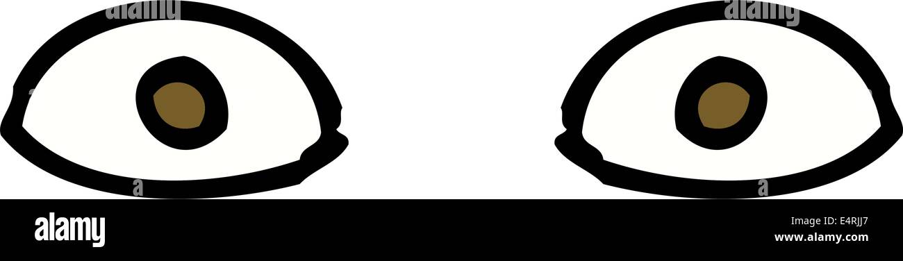 cartoon staring eyes Stock Vector Image & Art - Alamy