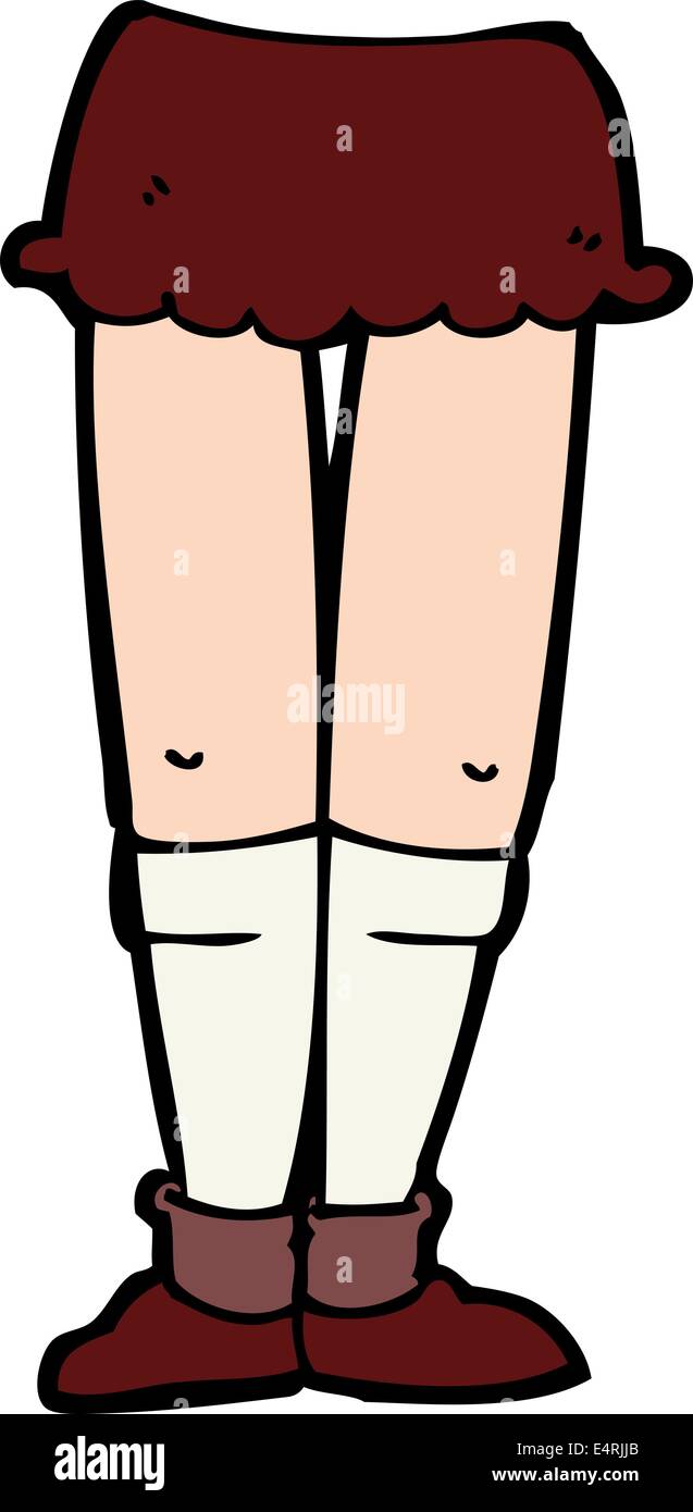 cartoon female legs Stock Vector Image & Art - Alamy