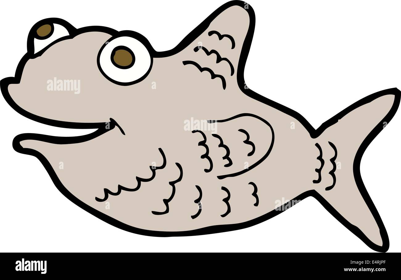 cartoon happy fish Stock Vector Image & Art - Alamy