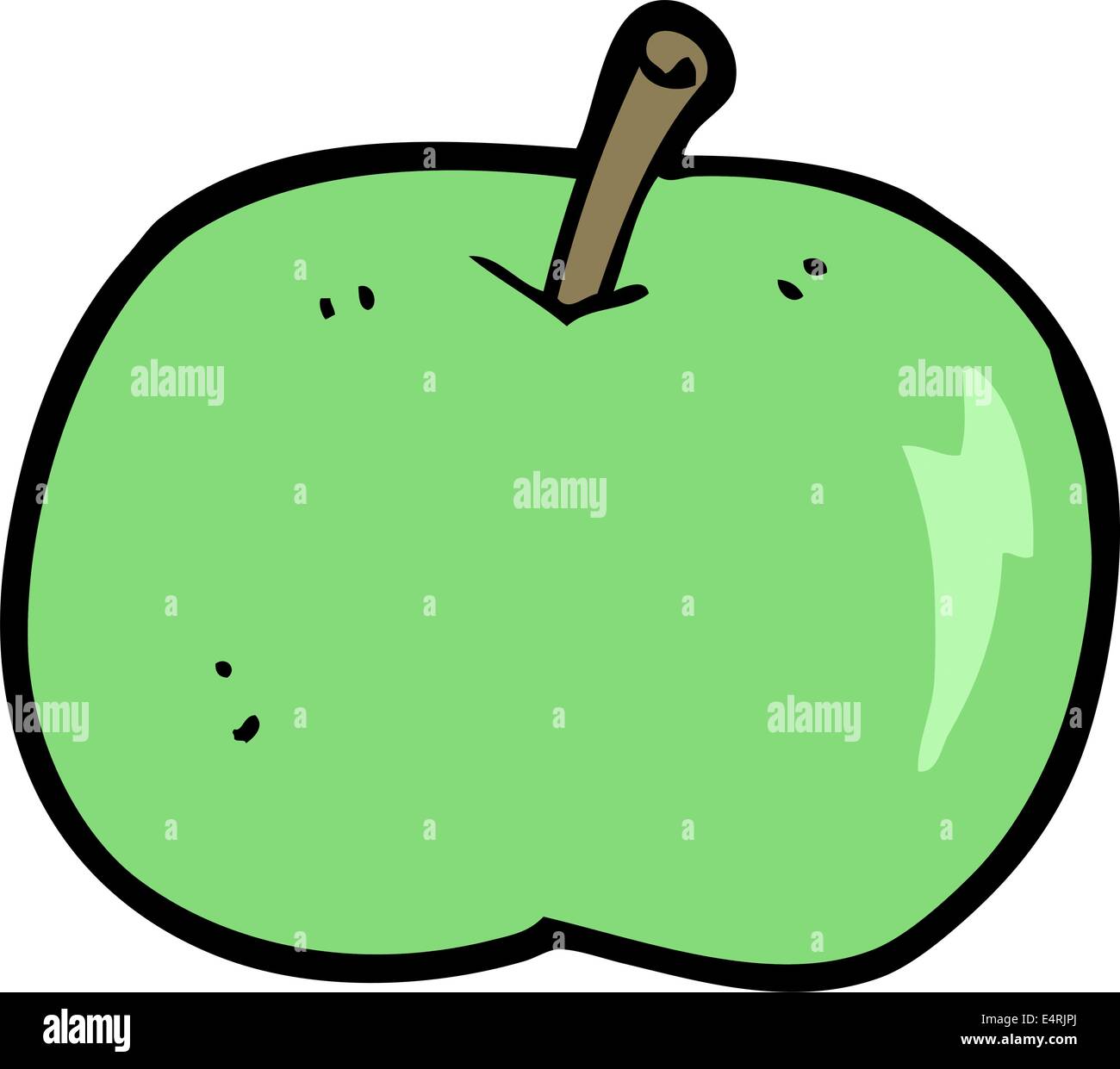 cartoon shiny apple Stock Vector Image & Art - Alamy