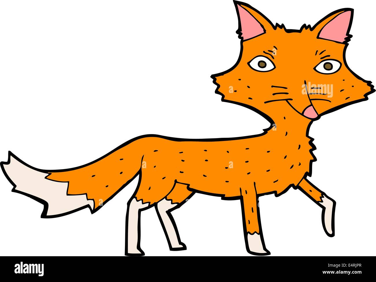 cartoon little fox Stock Vector Image & Art - Alamy