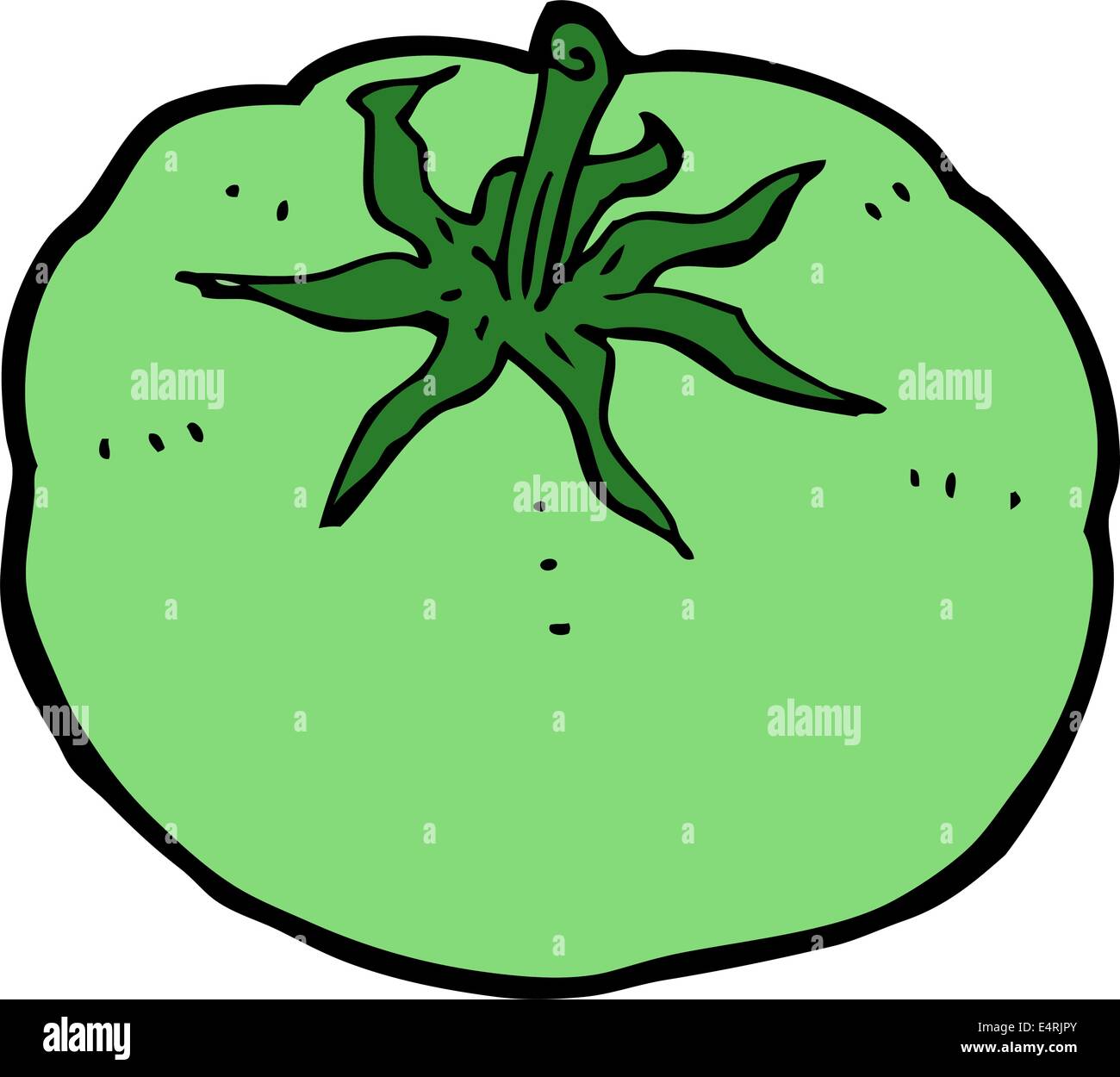 cartoon green tomato Stock Vector Image & Art - Alamy