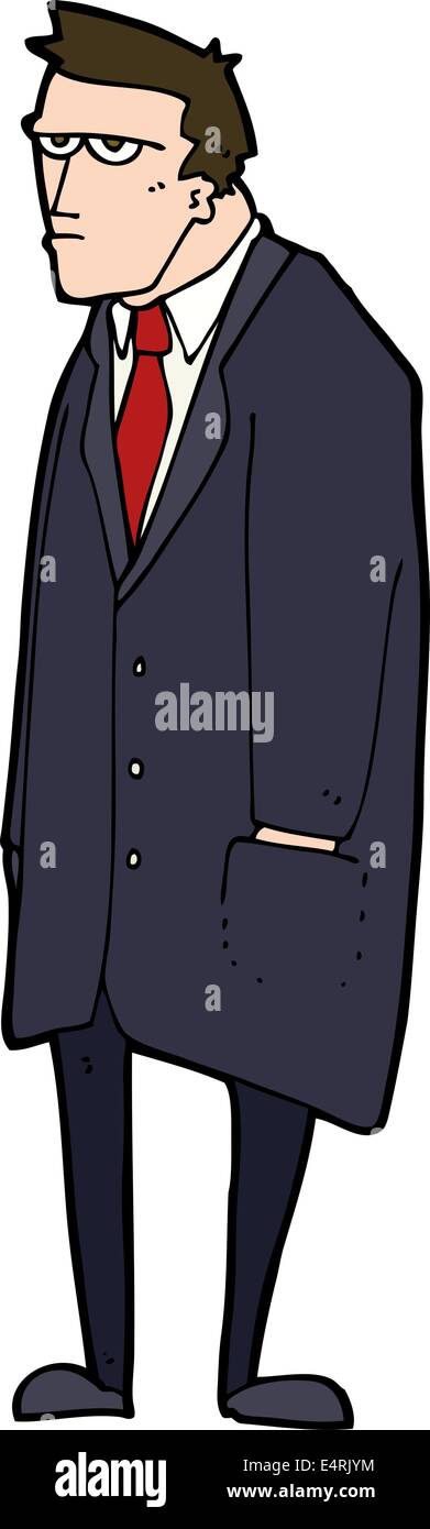 cartoon bad tempered man Stock Vector Image & Art - Alamy