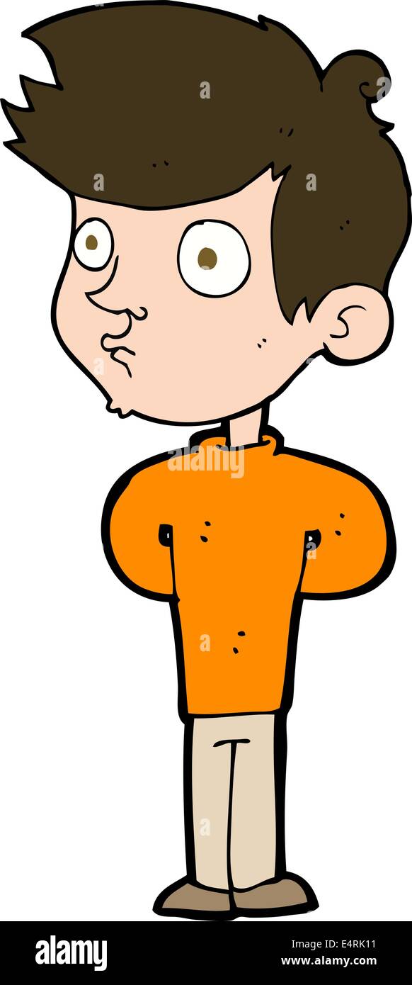 cartoon boy staring Stock Vector Image & Art - Alamy