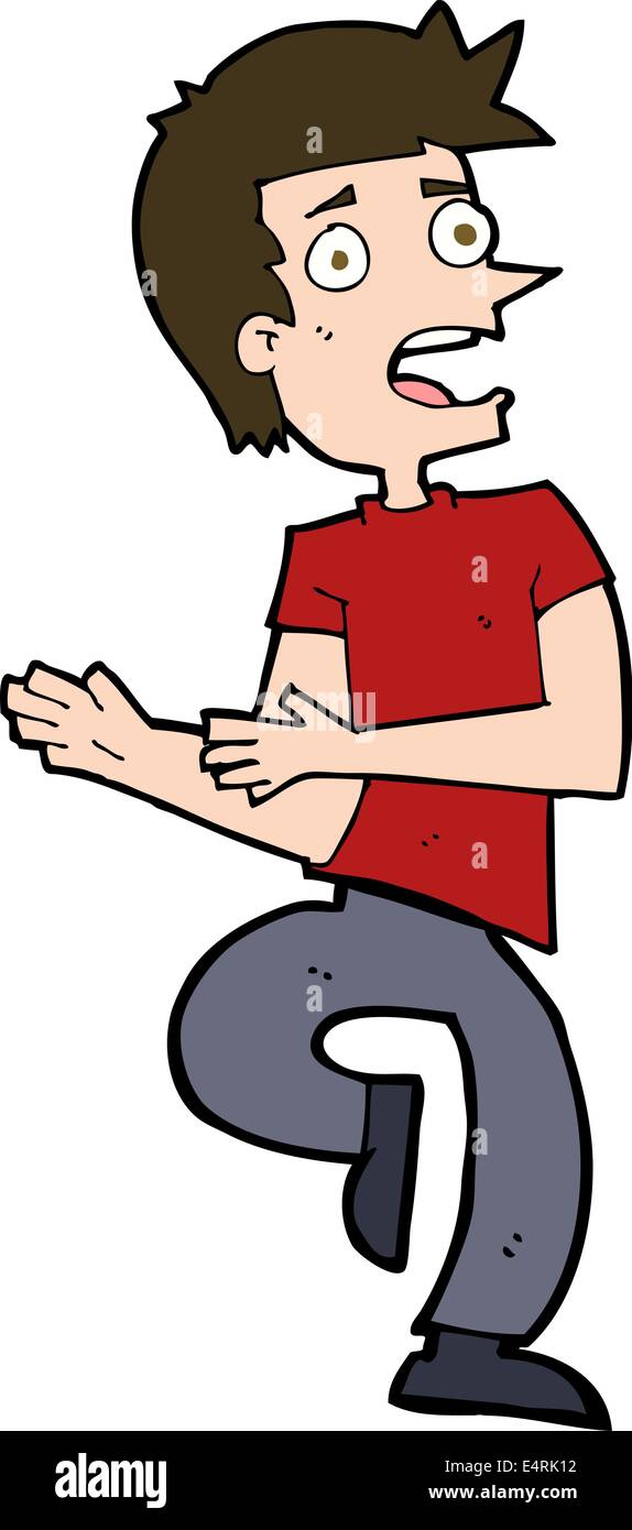 cartoon stressed out man Stock Vector Image & Art - Alamy