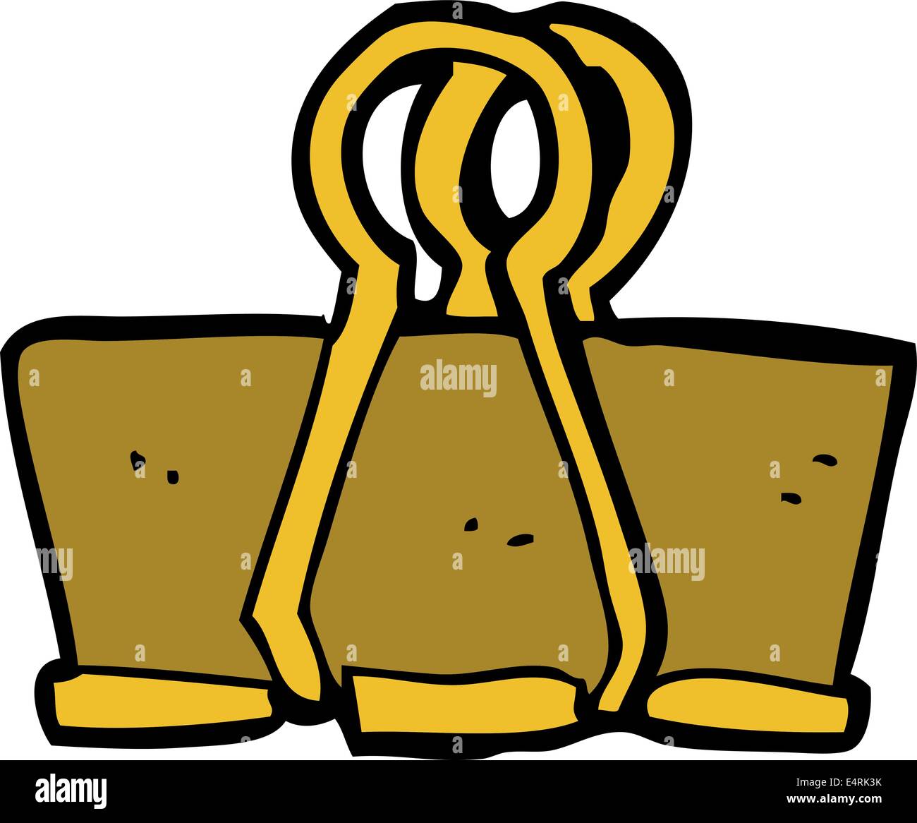 cartoon brass clip Stock Vector Image & Art - Alamy