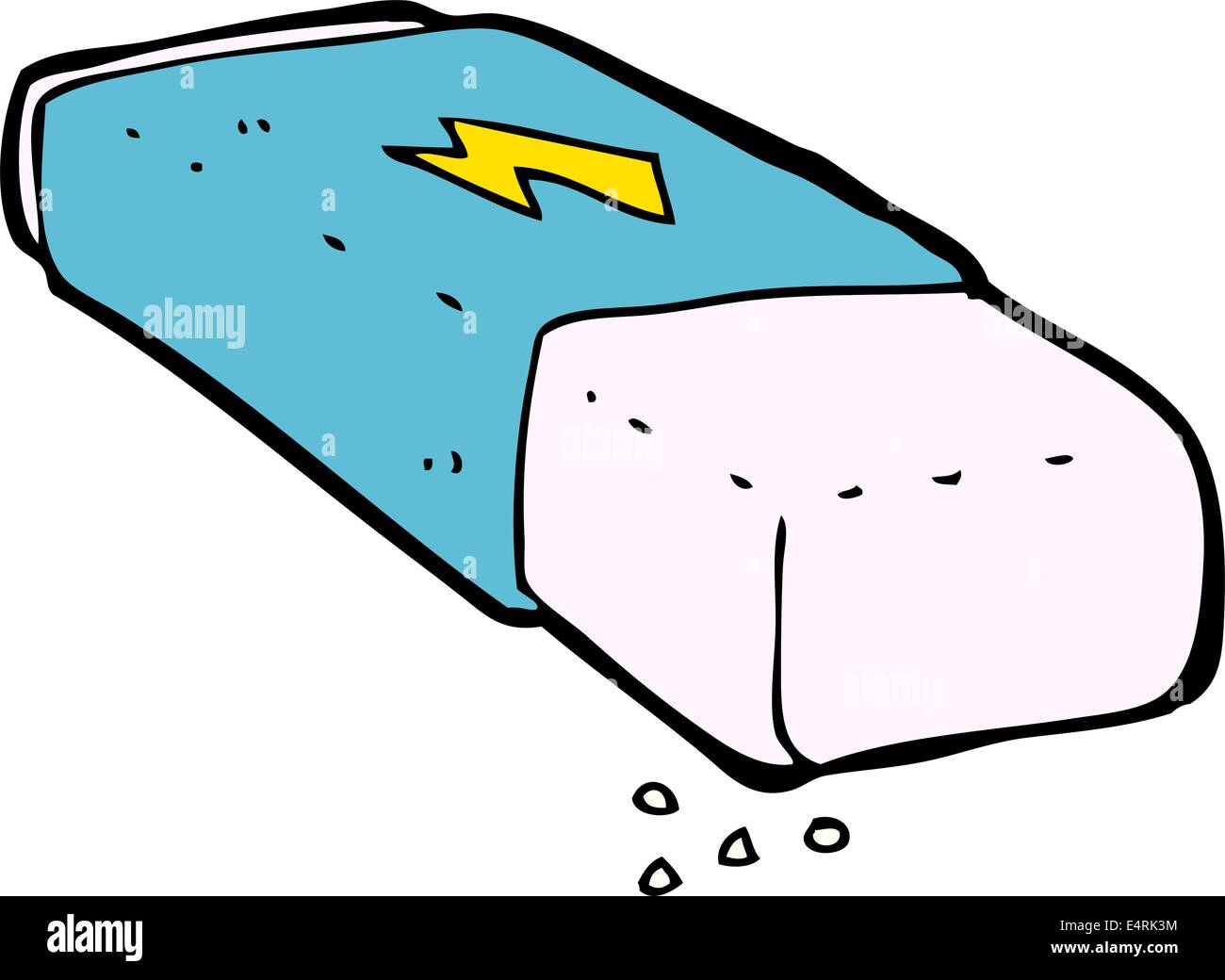cartoon pencil eraser Stock Vector Image & Art - Alamy