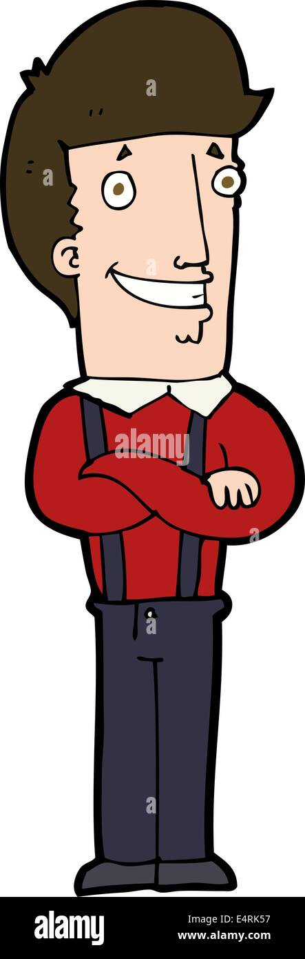 cartoon proud man Stock Vector Image & Art - Alamy