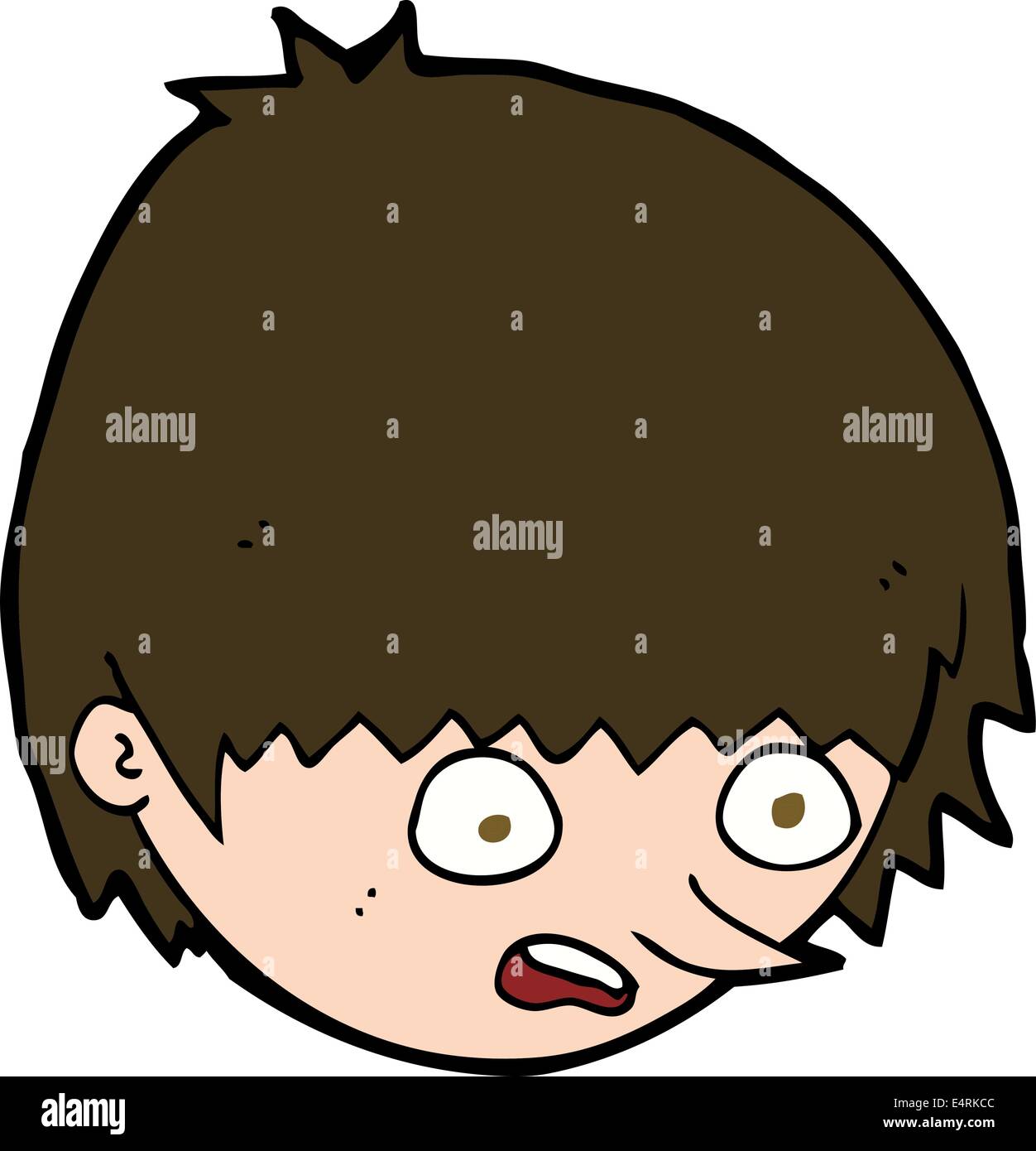 cartoon stressed face Stock Vector Image & Art - Alamy