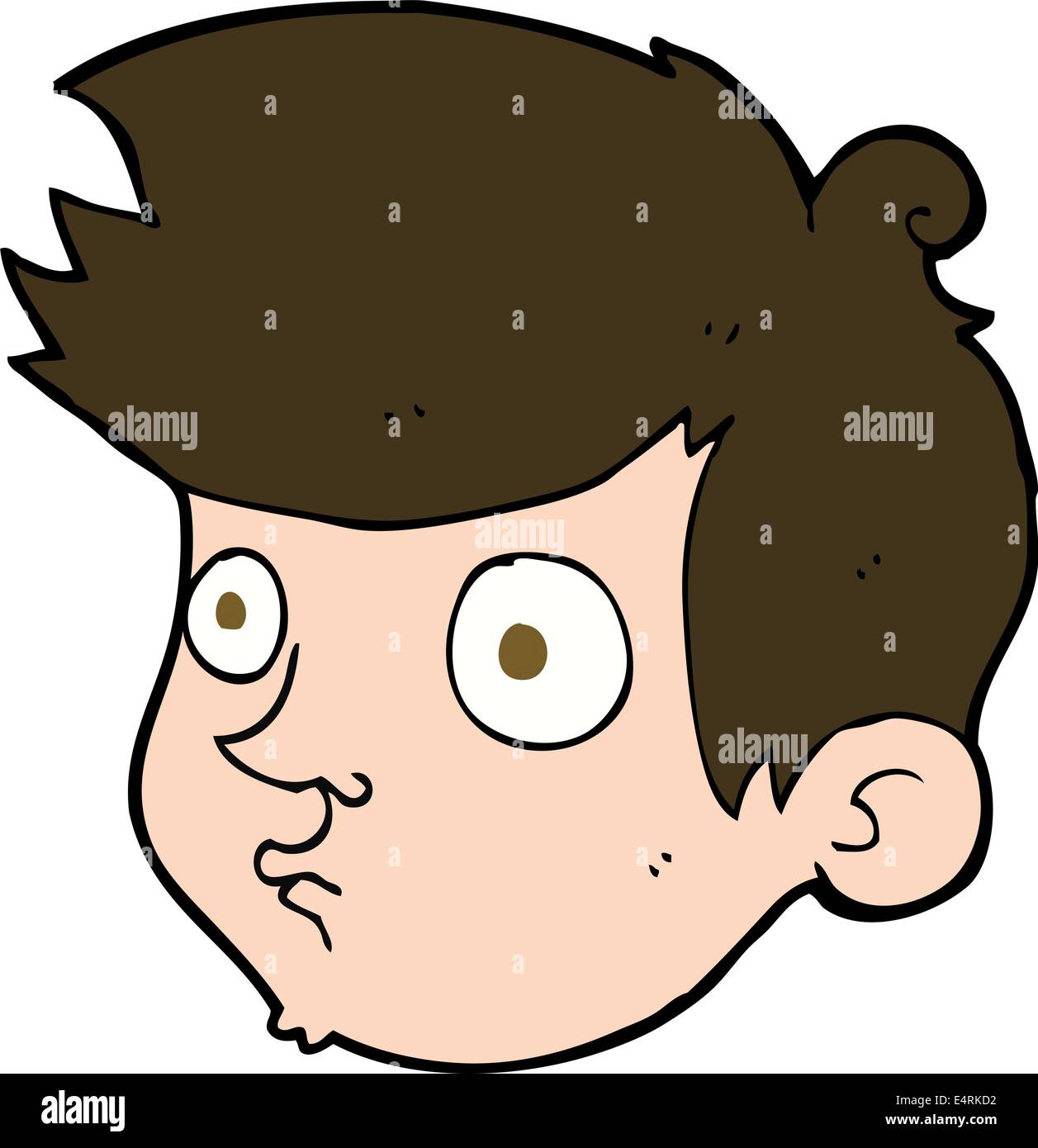 cartoon staring boy Stock Vector Image & Art - Alamy