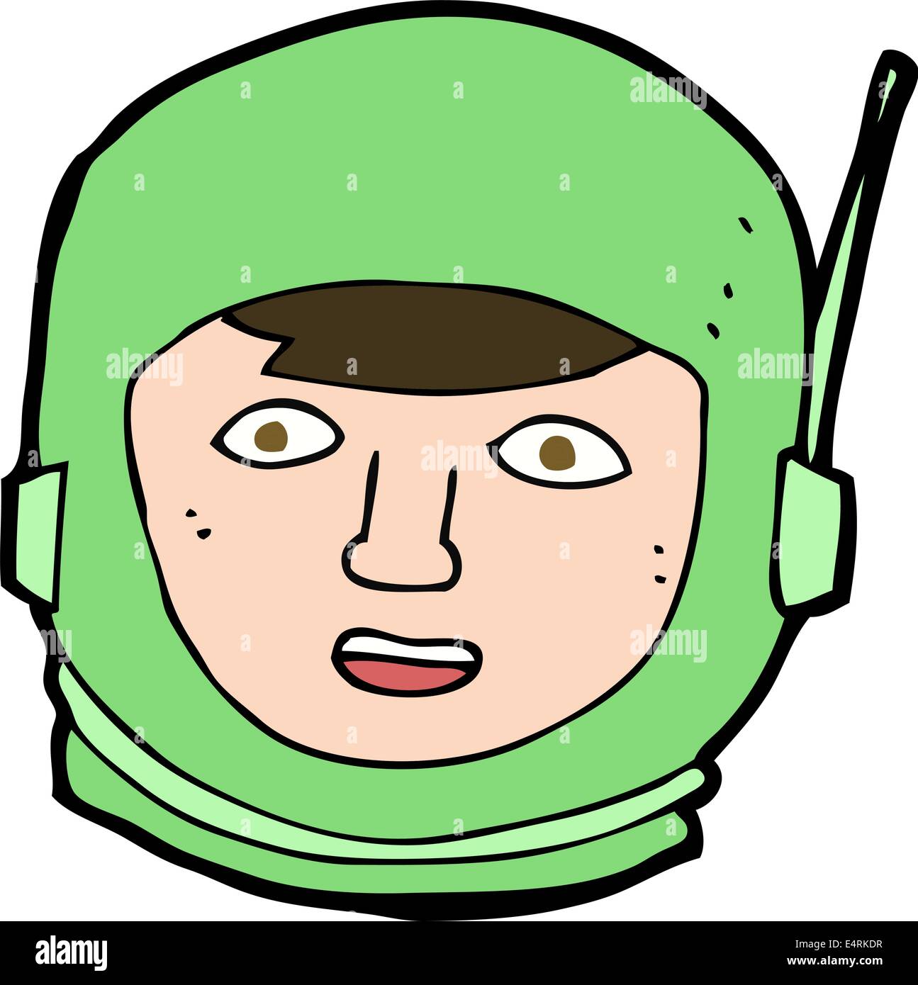 cartoon astronaut head Stock Vector Image & Art - Alamy