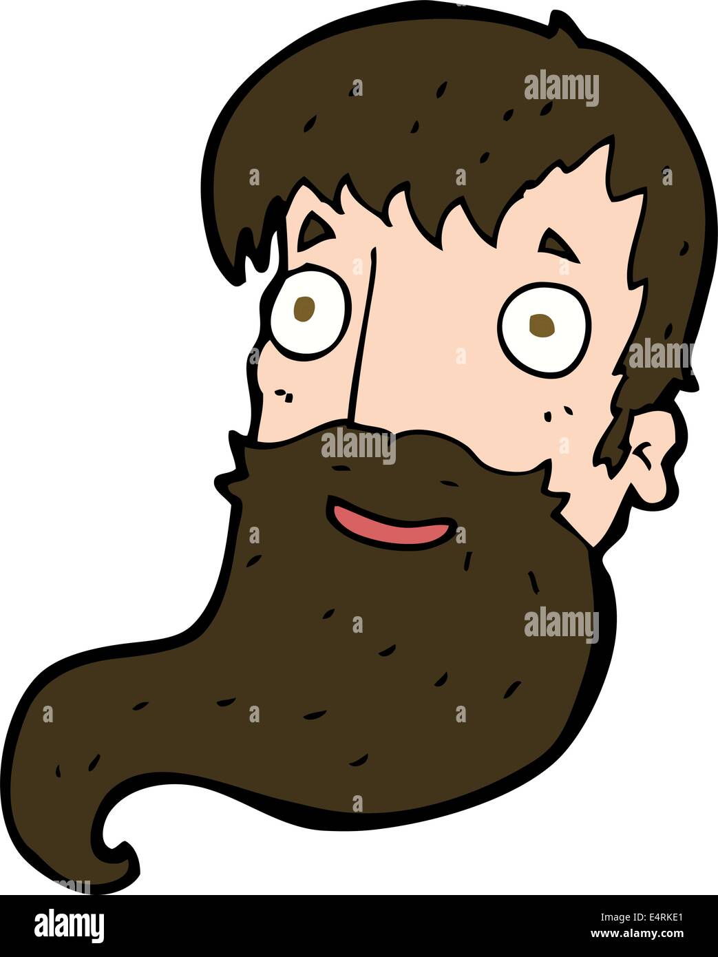 cartoon bearded man Stock Vector Image & Art - Alamy