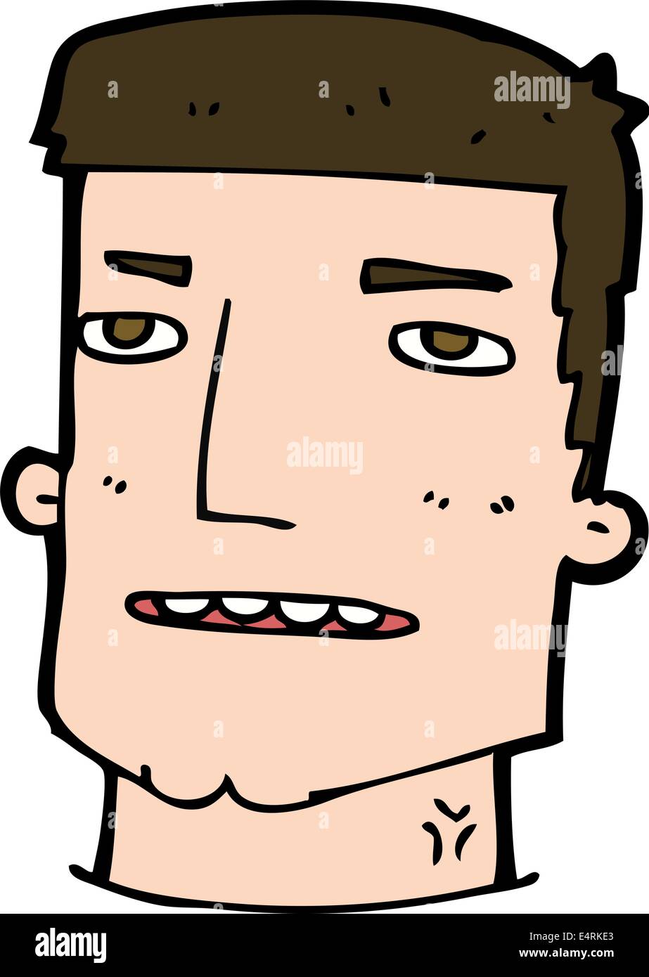 cartoon male head Stock Vector Image & Art - Alamy