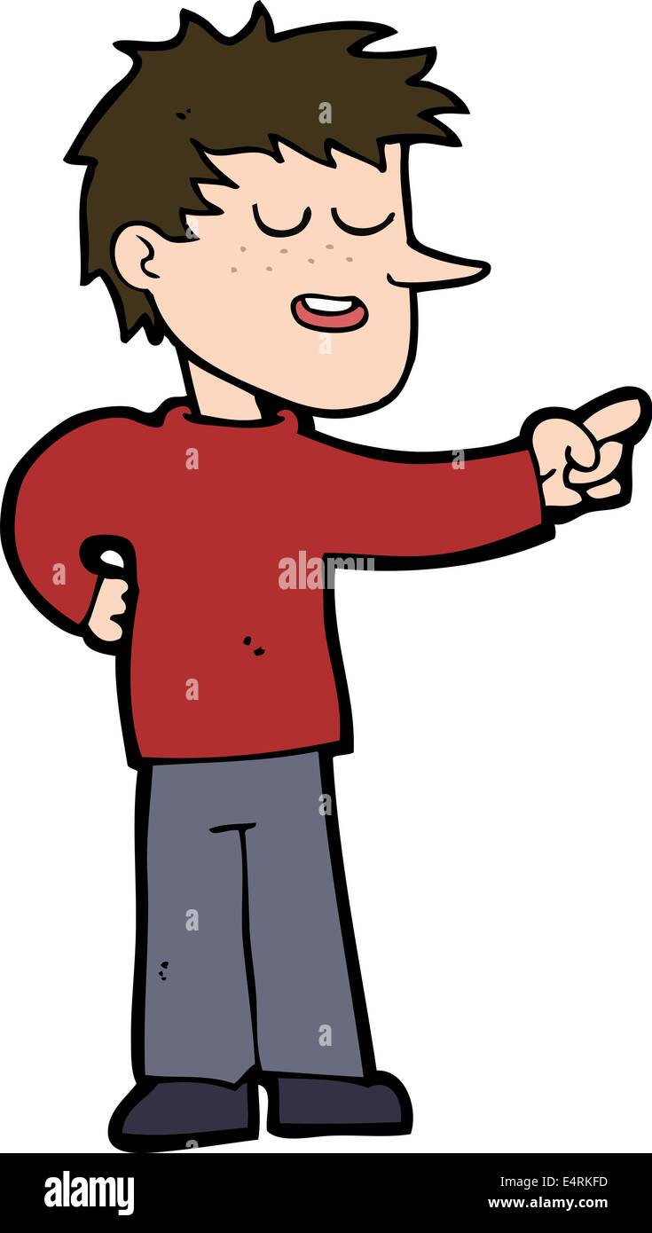 cartoon man pointing Stock Vector Image & Art - Alamy