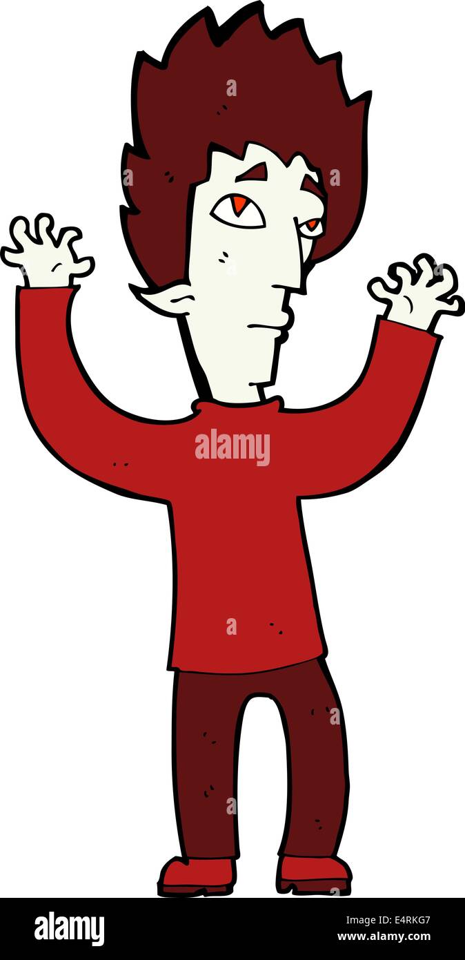 cartoon vampire giving up Stock Vector Image & Art - Alamy
