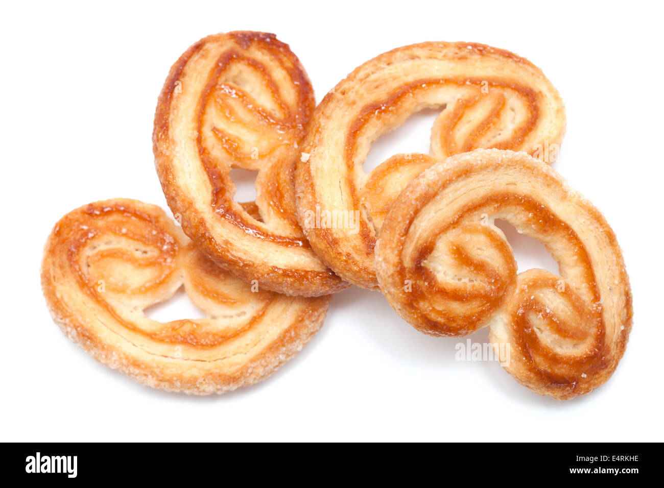 Palmerita sweet dry puff pastry biscuit hi-res stock photography and ...