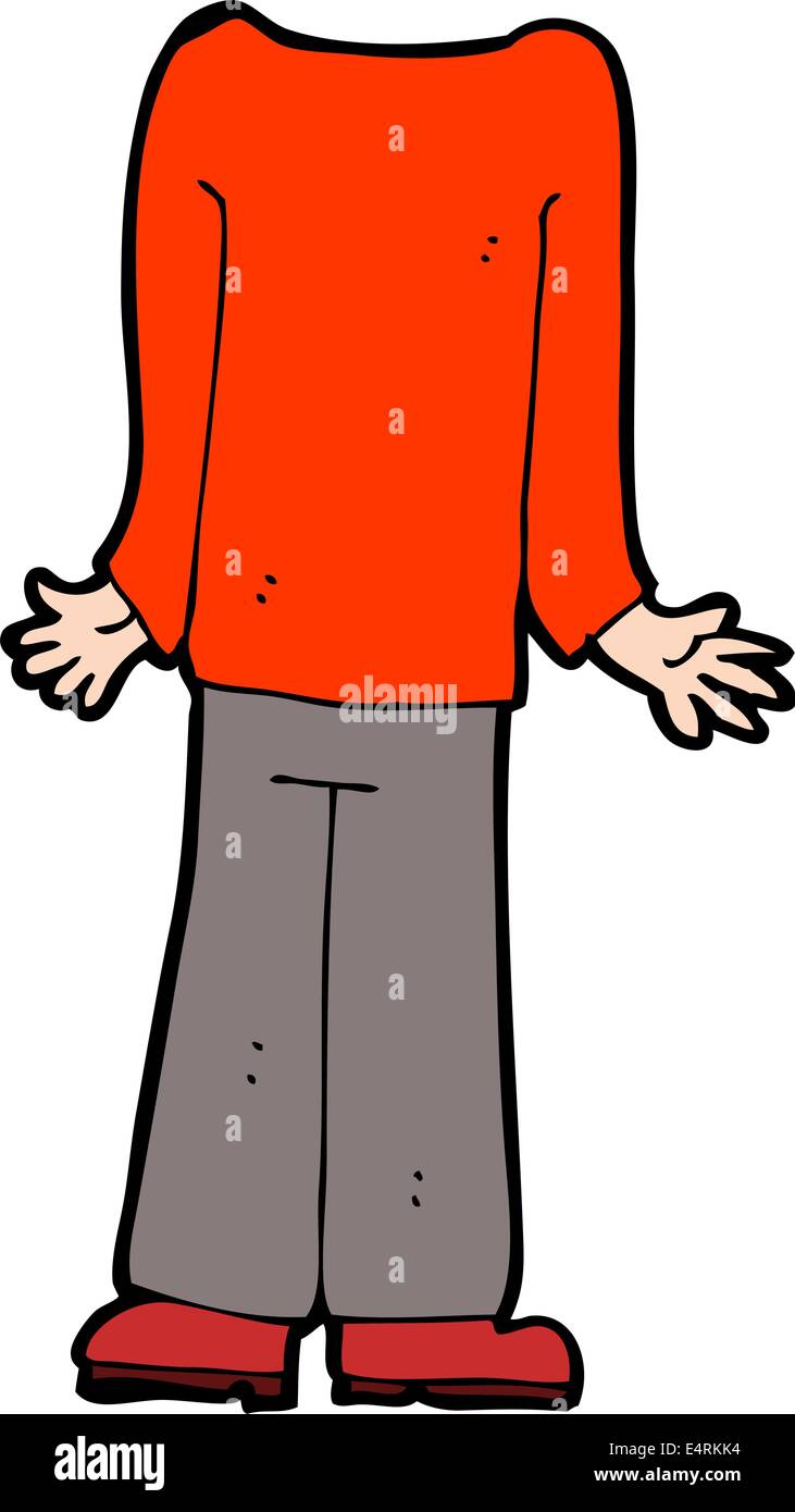 cartoon male body (mix and match cartoons or add own photos Stock ...