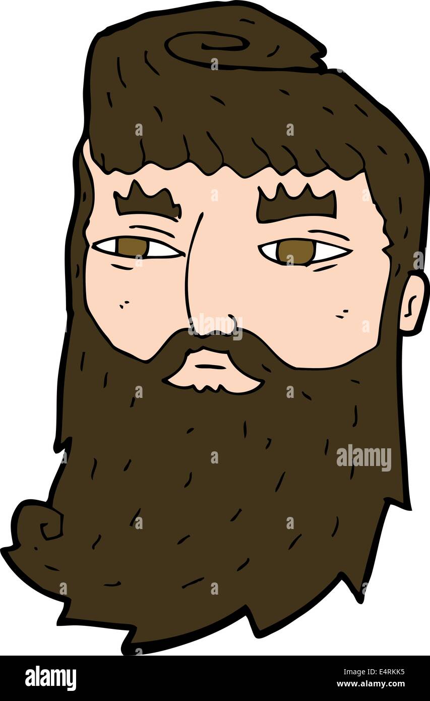 cartoon bearded man Stock Vector Image & Art - Alamy