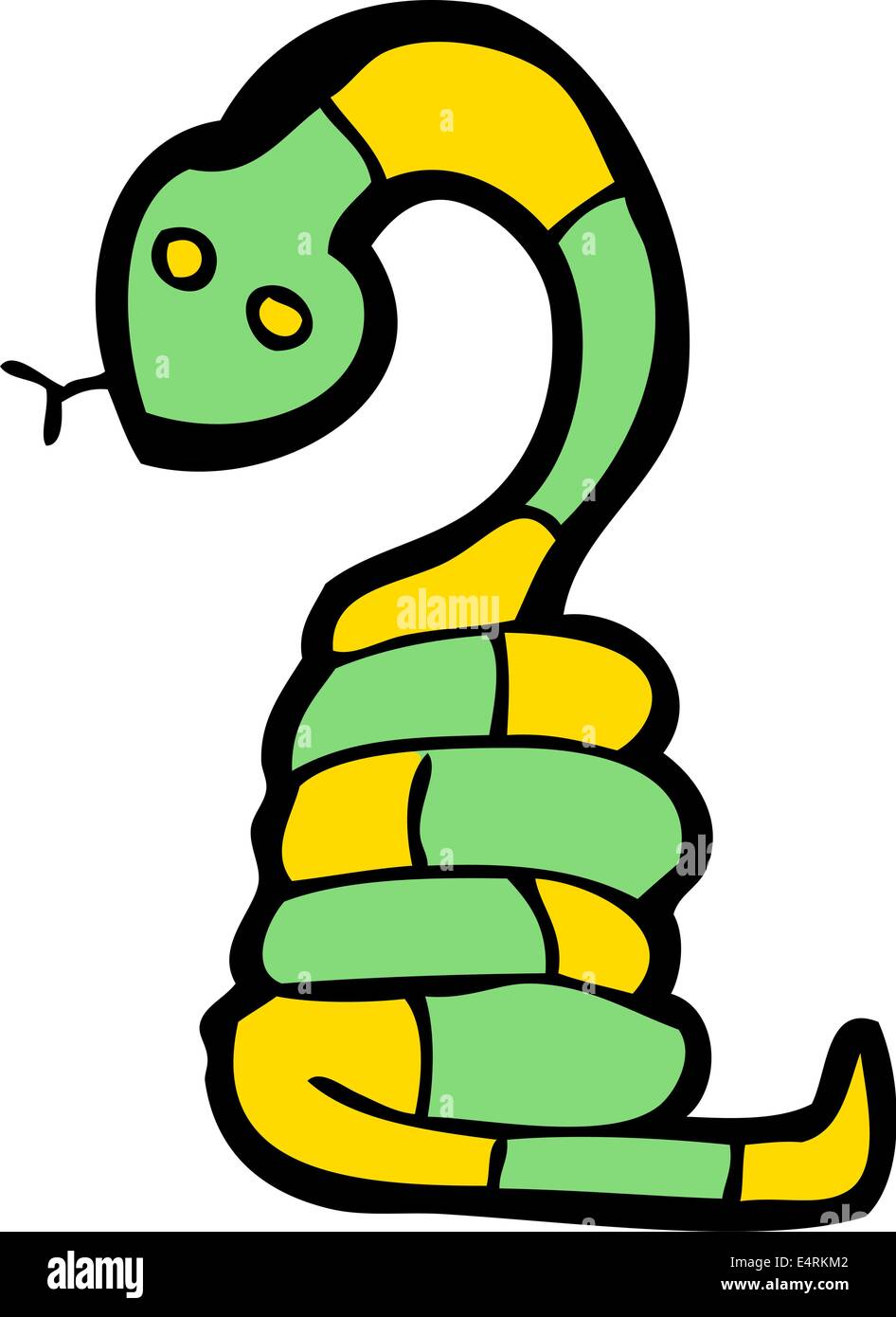 Crazy snake Stock Vector Images - Alamy