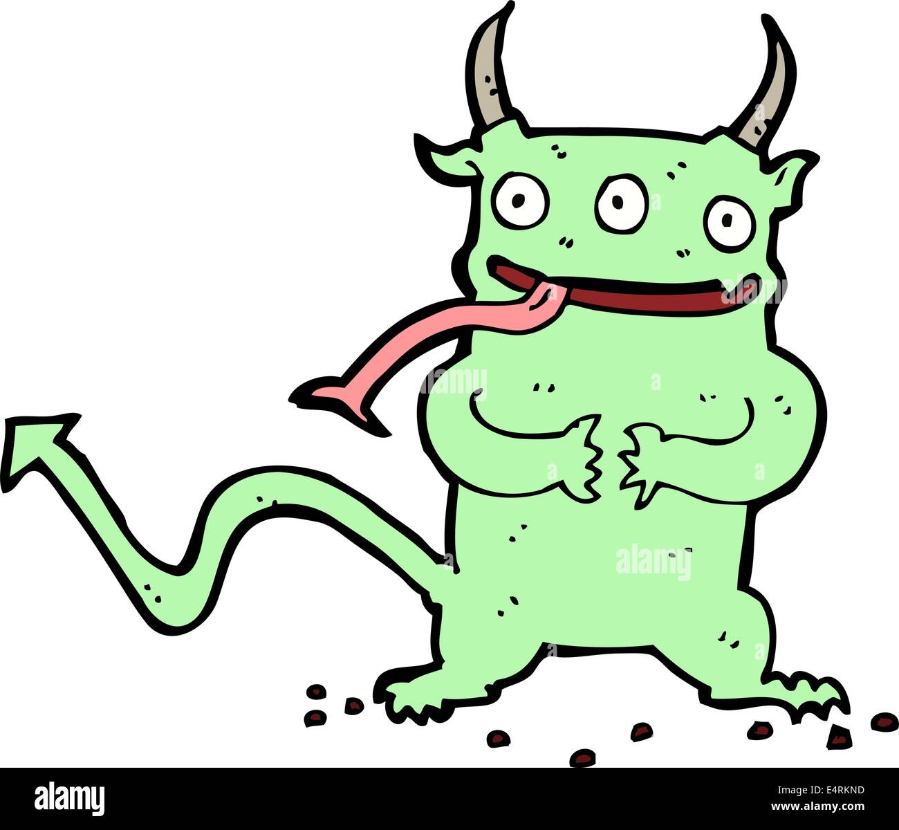 cartoon little demon Stock Vector Image & Art - Alamy