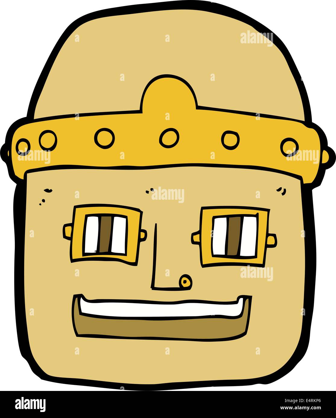 cartoon robot head Stock Vector Image & Art - Alamy