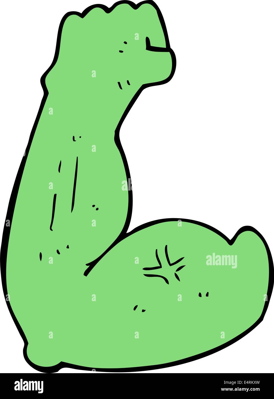 flexing monster arm cartoon Stock Vector Image & Art - Alamy