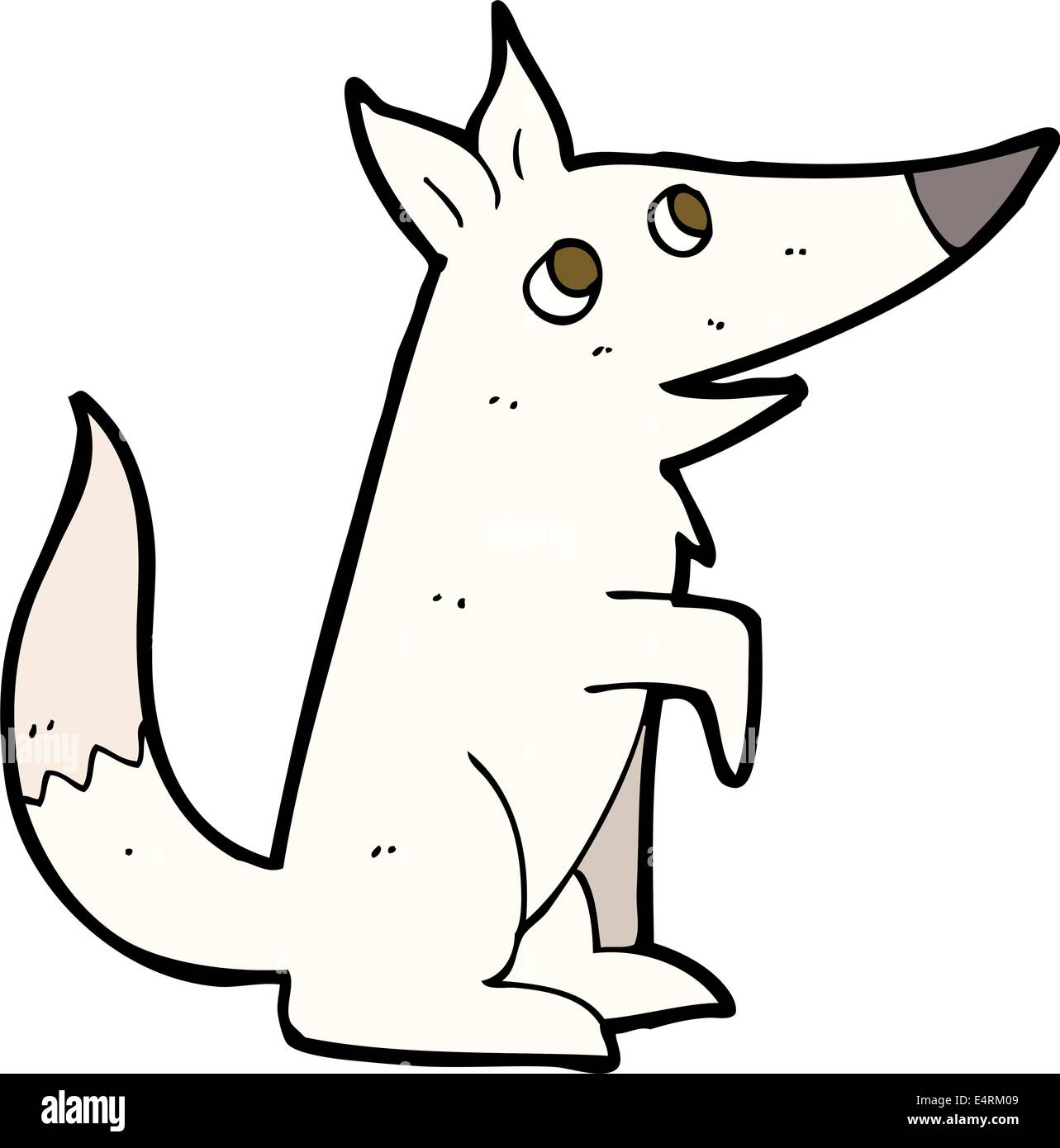cartoon wolf cub Stock Vector Image & Art - Alamy