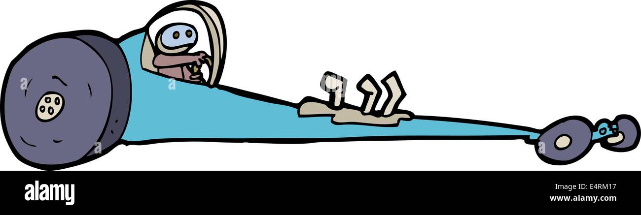 cartoon drag racer Stock Vector Image & Art - Alamy