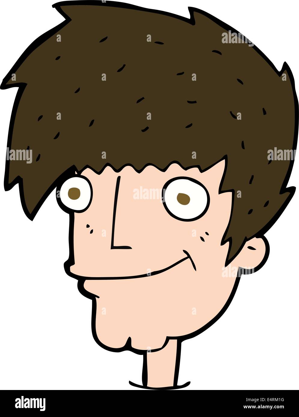 cartoon smiling man Stock Vector Image & Art - Alamy