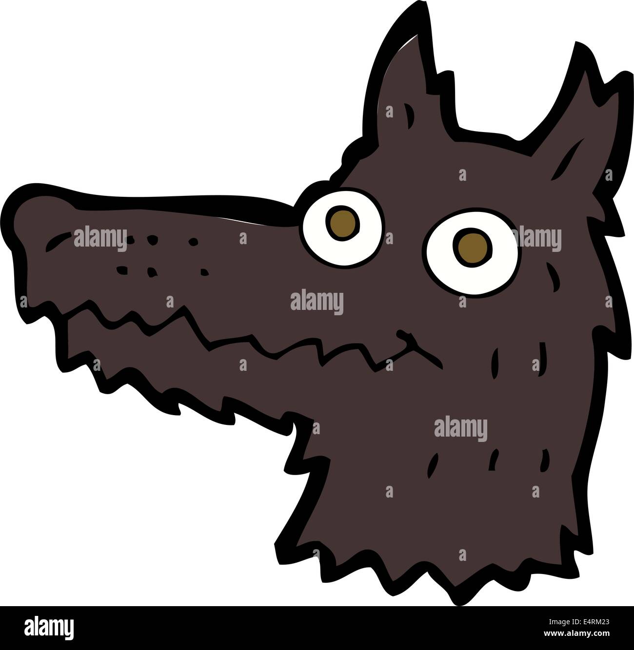 cartoon wolf head Stock Vector Image & Art - Alamy